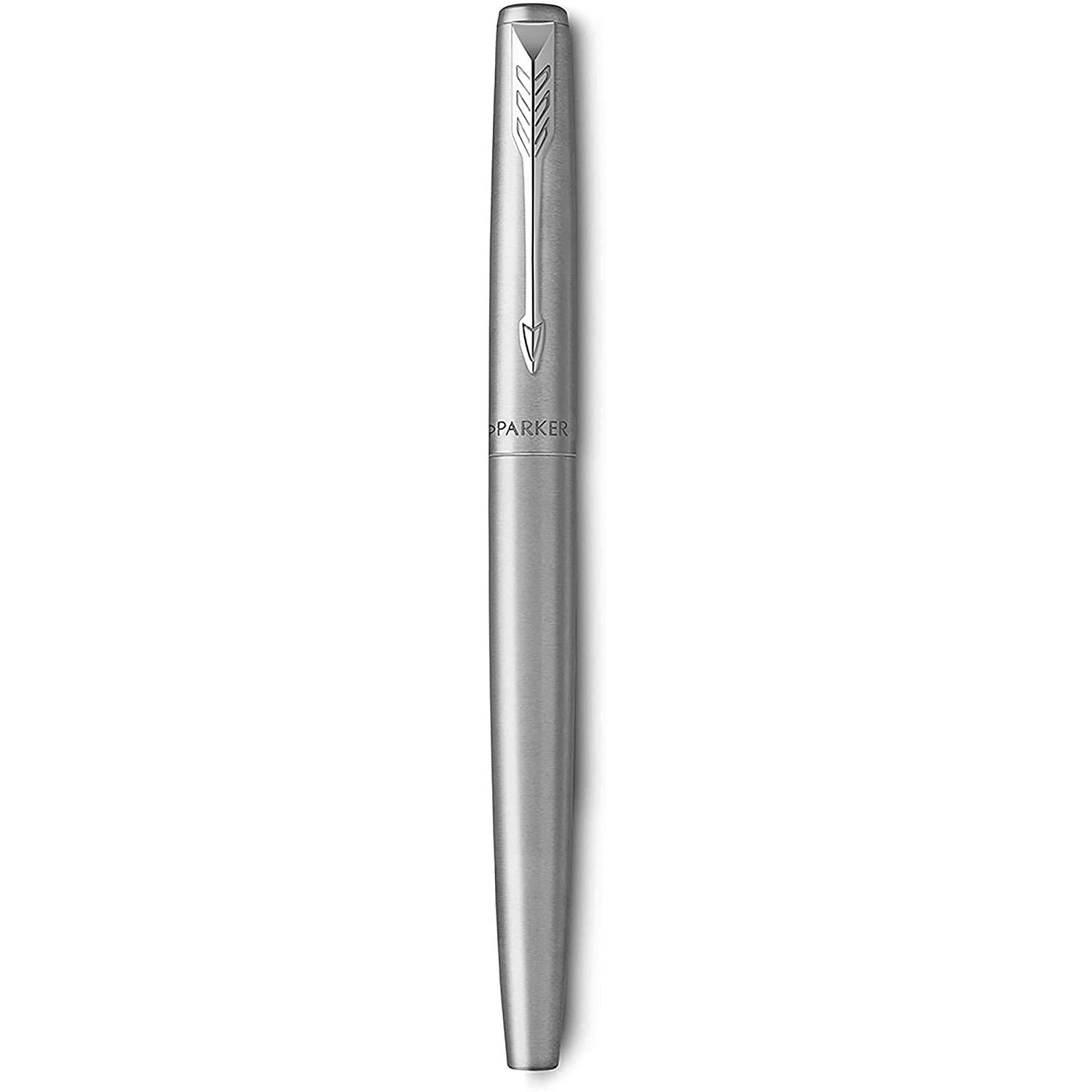 Parker Jotter Core Stainless Steel Chrome Trim Fountain Pen - LIFE PEN ...